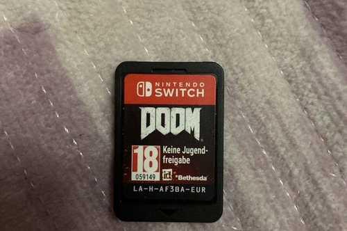 Игра doom (2016) для Nintendo switch