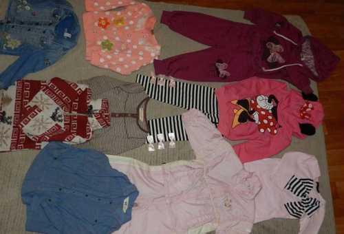 Одежда для девочки от года до трех лет. Много фото