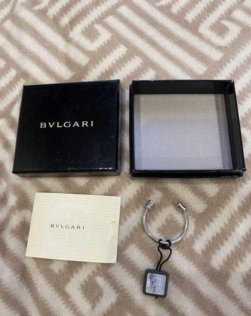 Брелок Bvlgari оригинал, серебро, новый