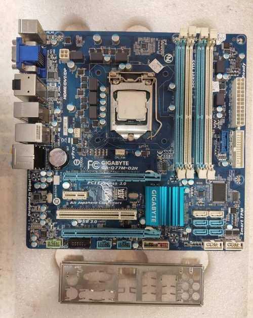 Материнская плата Gigabyte GA-Q77M-D2H LGA1155