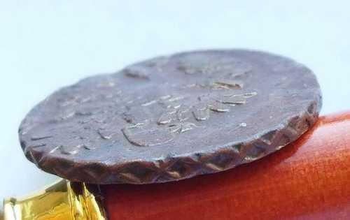 Денга/деньга 1738 года - оригинал царской монеты