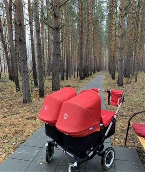 Коляска bugaboo donkey twin для двойни