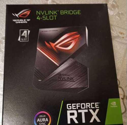 SLI мост Asus ROG Nvidia Bridge 4-слот