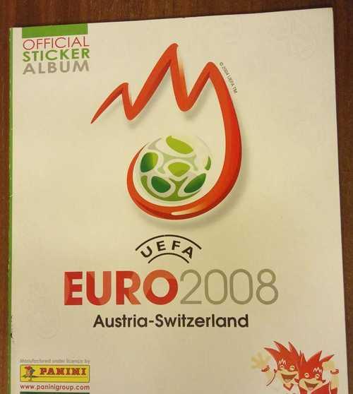 Альбом Panini Uefa Euro 2008 (8 наклеено)