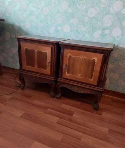 Тумбочки ручной работы красное дерево