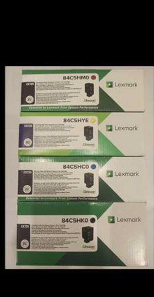 Оригинальные Картриджи Lexmark новые