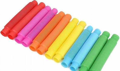 Головоломка pop tubes, микс (12шт)