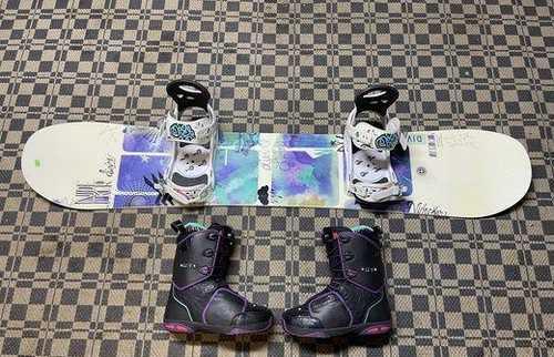 Сноуборд комплект Nidecker - 149 + Salomon