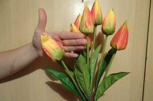 Искусственные тюльпаны