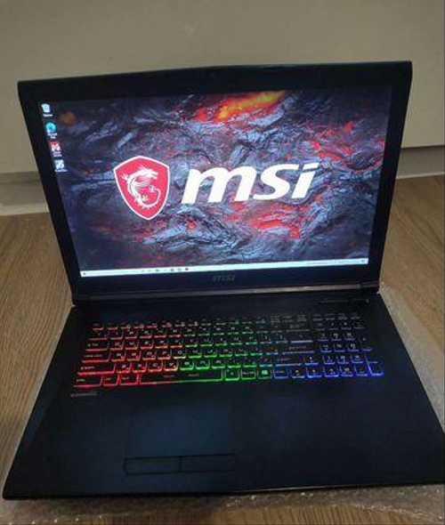 MSI GP72 17.3 игровой 7300HQ/GTX1050/8GB/1TB