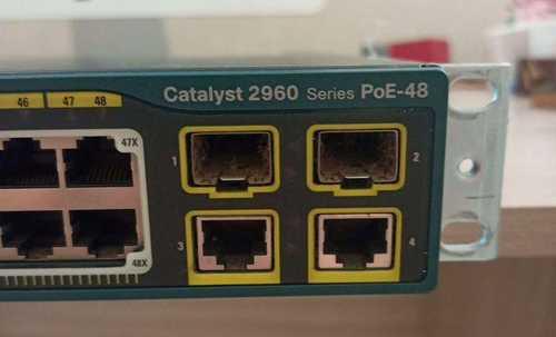 Коммутатор cisco ws-2960-48pst-l