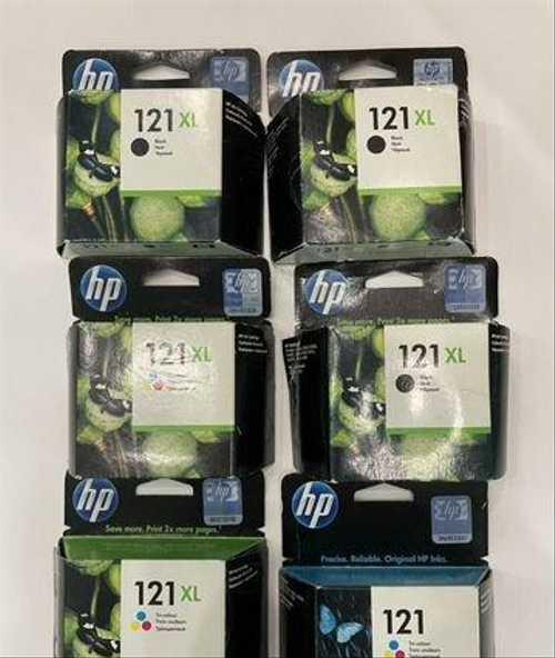 Картриджи hp 121, 121xl
