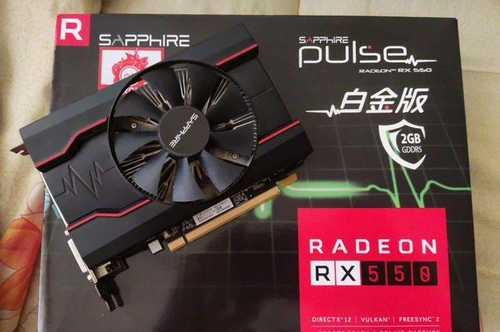 Видеокарта Sapphire RX550 2GB gddr5