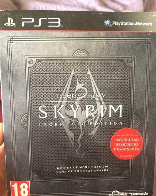 Skyrim legendary edition (все дополнения) PS 3