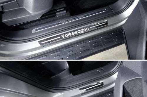 Накладки на пороги Volkswagen Tiguan 2017-21