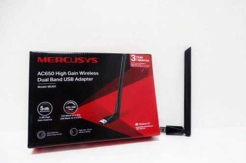 USB Wifi адаптер Mercusys AC650 (До 433мб/c)