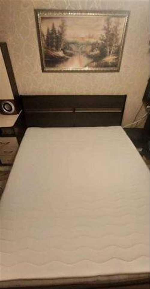 Кровать IKEA 160*200 + Матрас + реечное дно