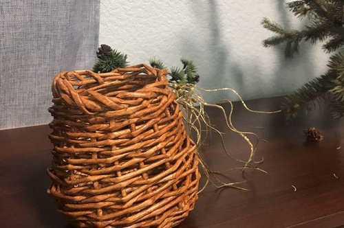 Корзина из лозы