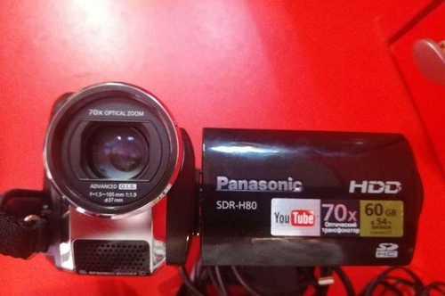 Видеокамера panasonic SDR-H80