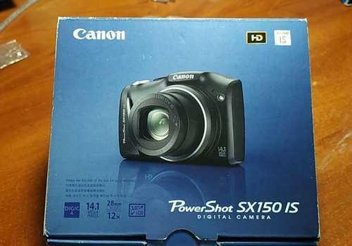 Компактный фотоаппарат Canon SX150is