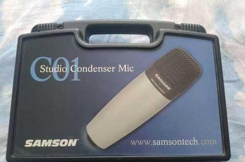 Студийный конденсаторный микрофон Samson C-01