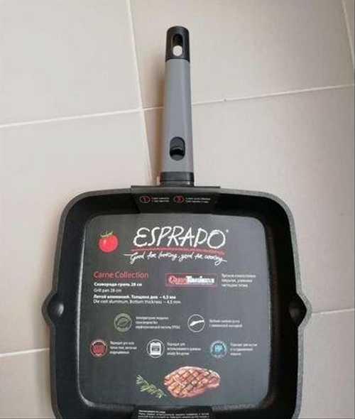 Сковорода-гриль 28 см, Esprado