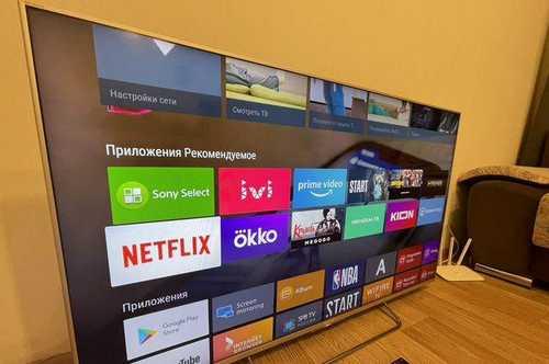 Огромный ультратонкий Smart LED TV, Sony, 140см, W