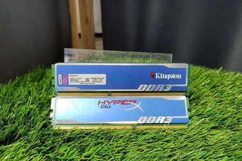 Комплект оперативной памяти DDR3 4Gb (2х2) HyperX