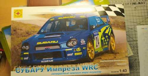 Сборная модель subaru impreza wrc 1/43