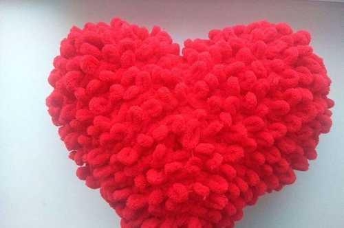 Подушка - сердце на День Святого Валентина