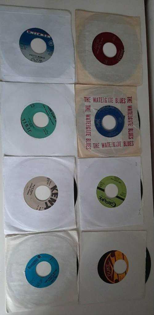 Blues records 45rpm, блюз, винил