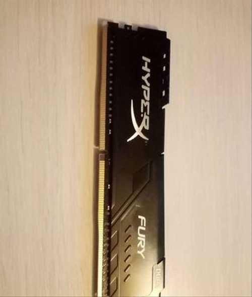 Оперативная память ddr4 kingston hyper x fury 16Gb