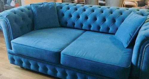 Роскошный двухместный диван Честер купить в Москве