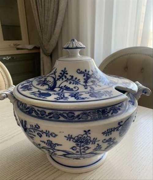 Супница антикварная villeroy&boch