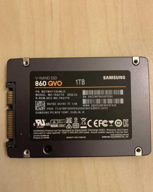 SSD 1tb/480gn Samsung / kingston