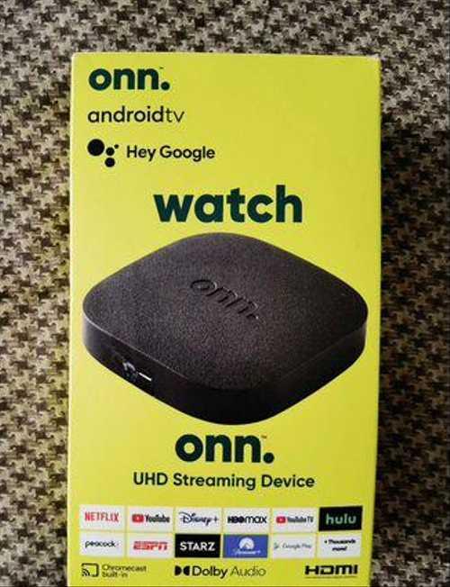 Тв бокс Onn android TV