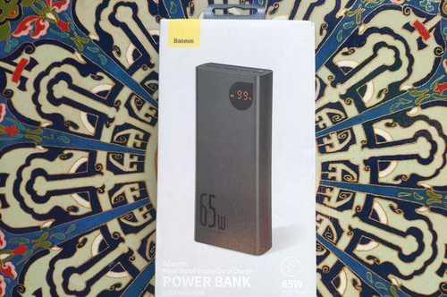 Baseus Powerbank 20000мАч 65Вт, металл,новый