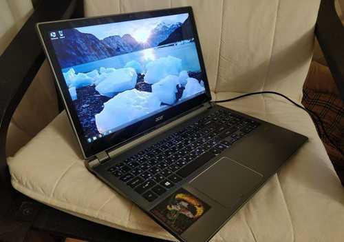 Сенсорный мощный ноутбук Acer V5