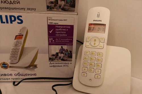 Радиотелефон dect Philips (новый, с дефектом)