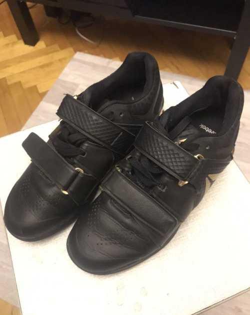 Штангетки reebok legacy 23.5cm черно-золотые