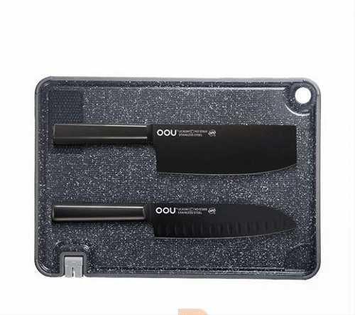 Набор кухонных ножей с разделочной доской Xiaomi O
