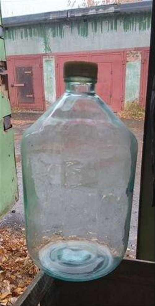 Бутылка стеклянная 7 литров