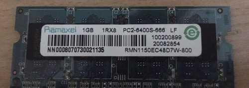 Озу SO-dimm DDR2 1GB