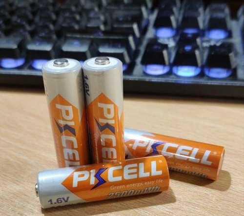 Pkcell AA 1.6B / 2500 mWh Аккумуляторные батарейки