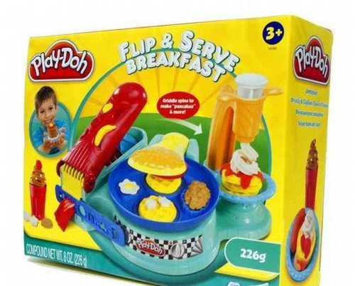 Набор Play Doh Создай завтрак+3 новых пластилина