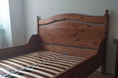 Кровать двухспальная IKEA leksvik