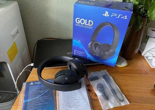 Sony PS4 Gold Wireless Headset cuhya-0080