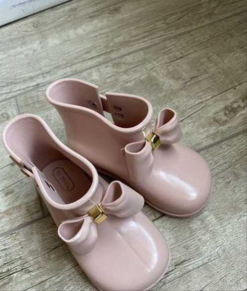 Сапожки mini melissa. Новые. 25-26 размер