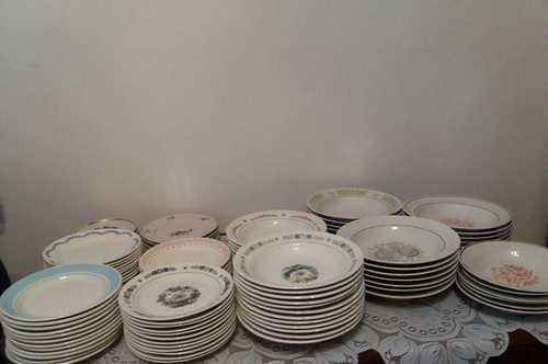 Тарелки новые. фарфор. СССР