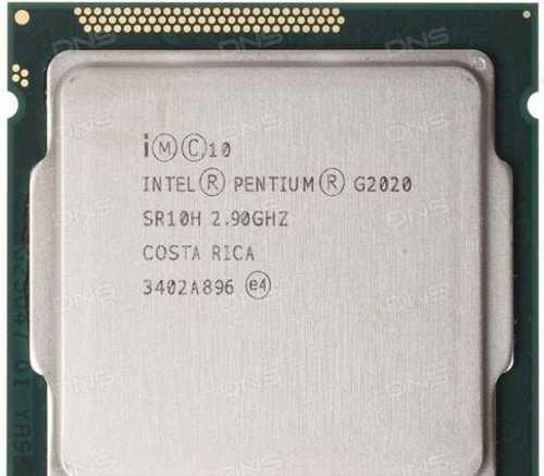 Intel pentium g2020, 2 ядра 2,9 GHz. soc1155